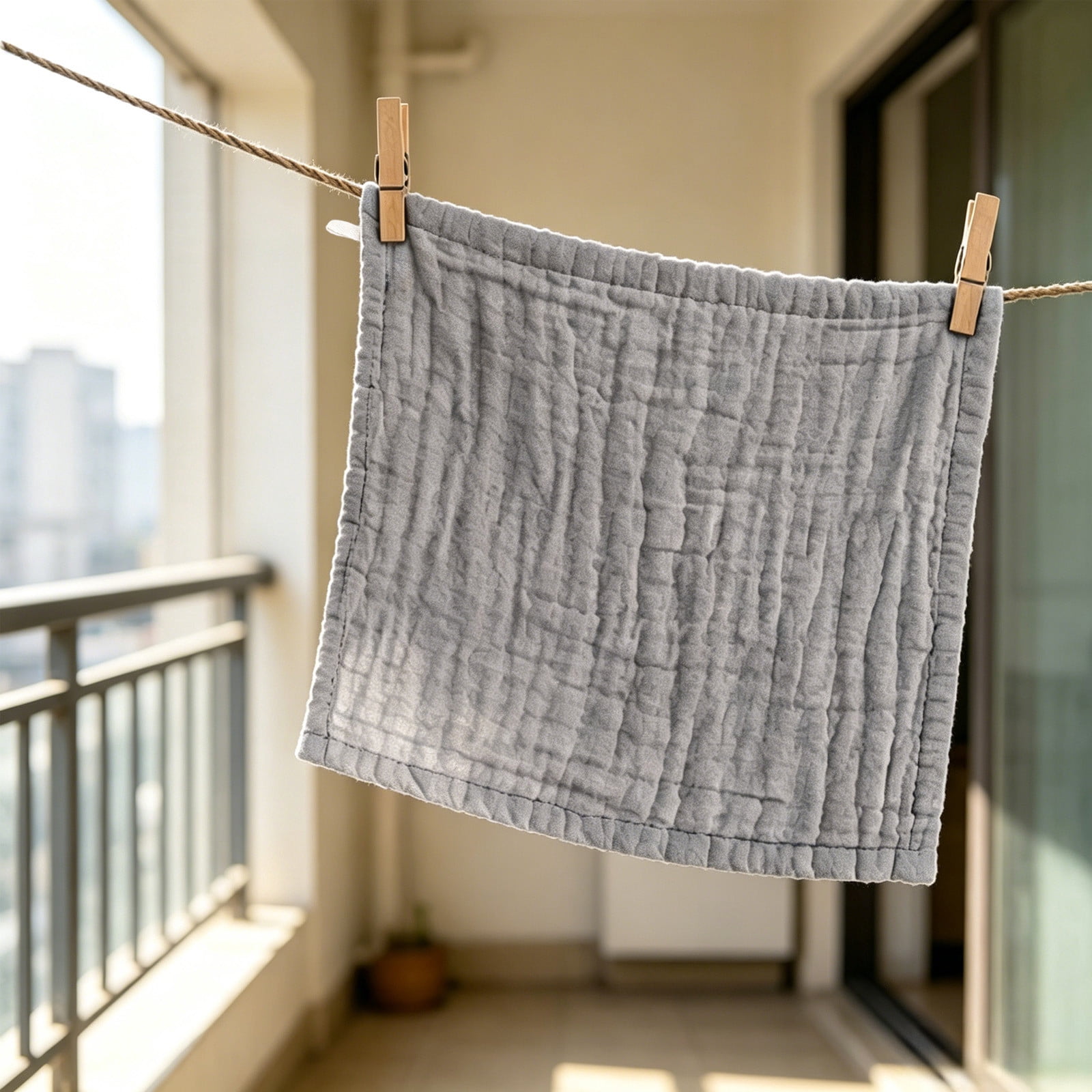 Cotton Face Towel 11.81x11.81in Soft Absorbent Quick Dry with Hanging ...