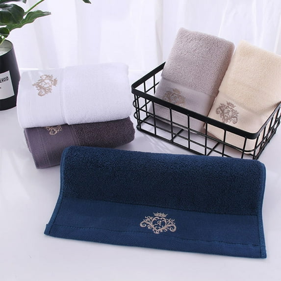 Cotton Face Towel, Thickened & Soft, Highly Absorbent Quick-Dry Bath ...