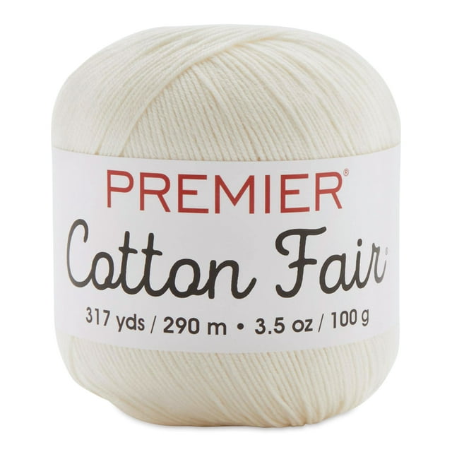 Premier Cotton Fair Yarn-Cream - Walmart.com