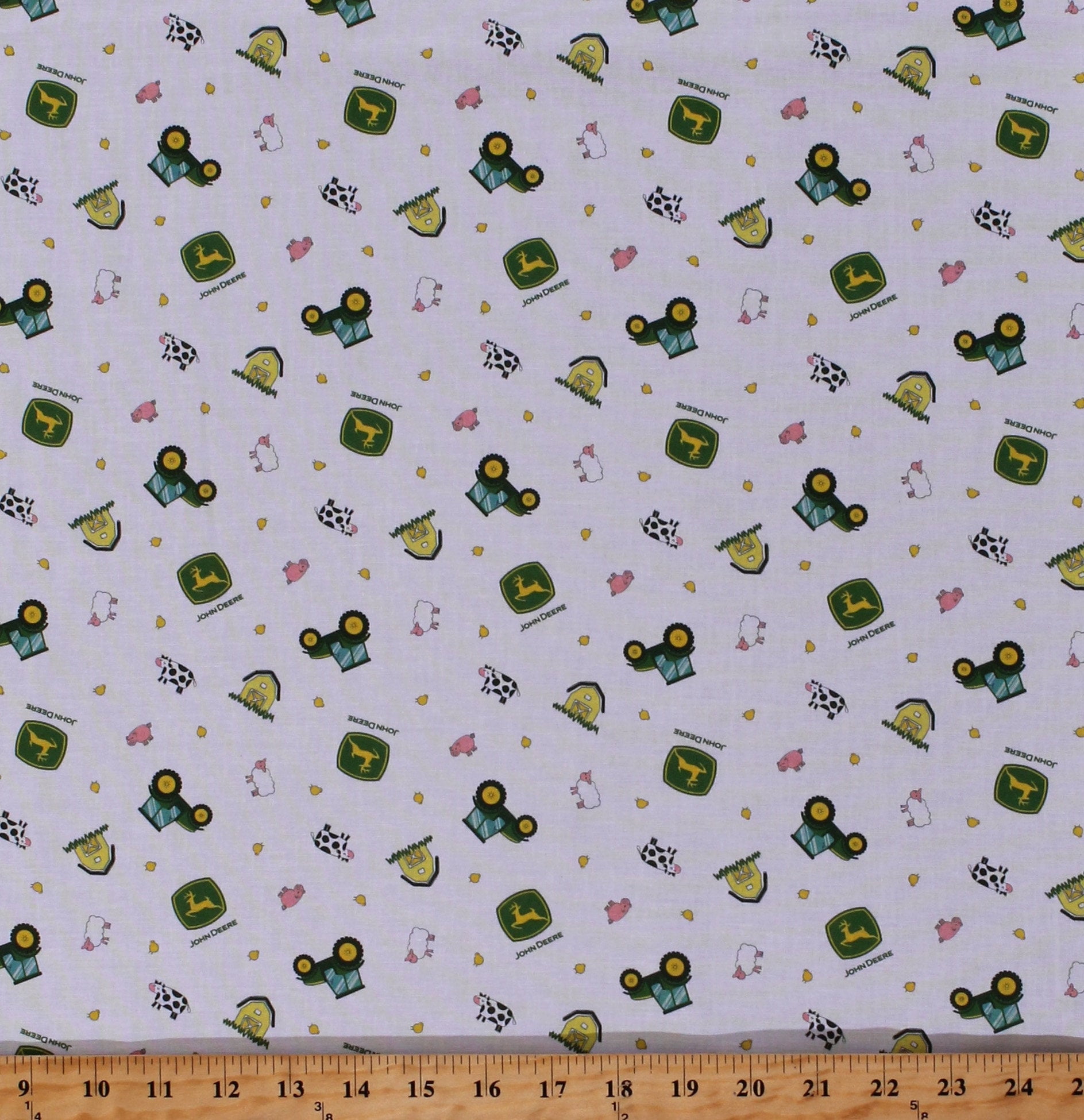 Cotton Farmer Farm Pigs Animals Cows Sheep John Deere Tractor Toss ...