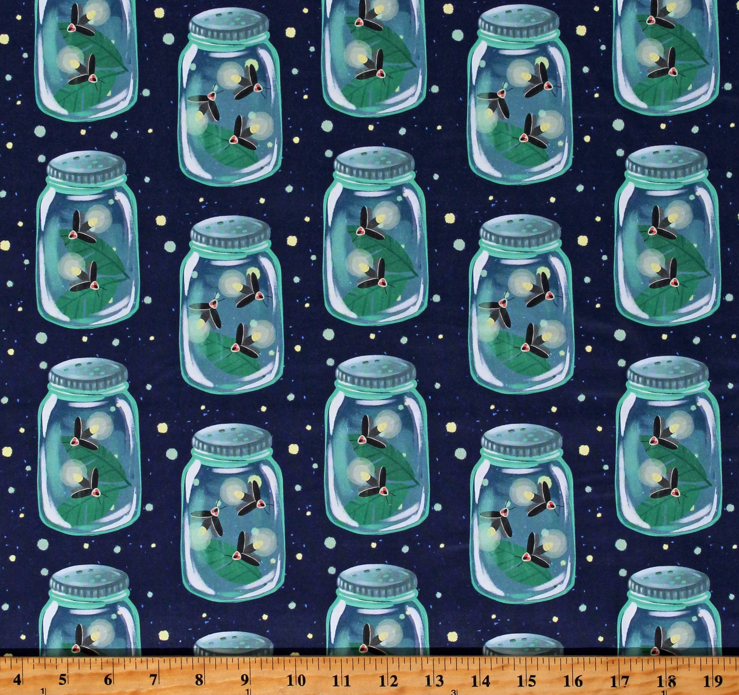 Cotton Firefly Jars Fireflies Insects Lightning Bugs Backyard Bugs Navy ...
