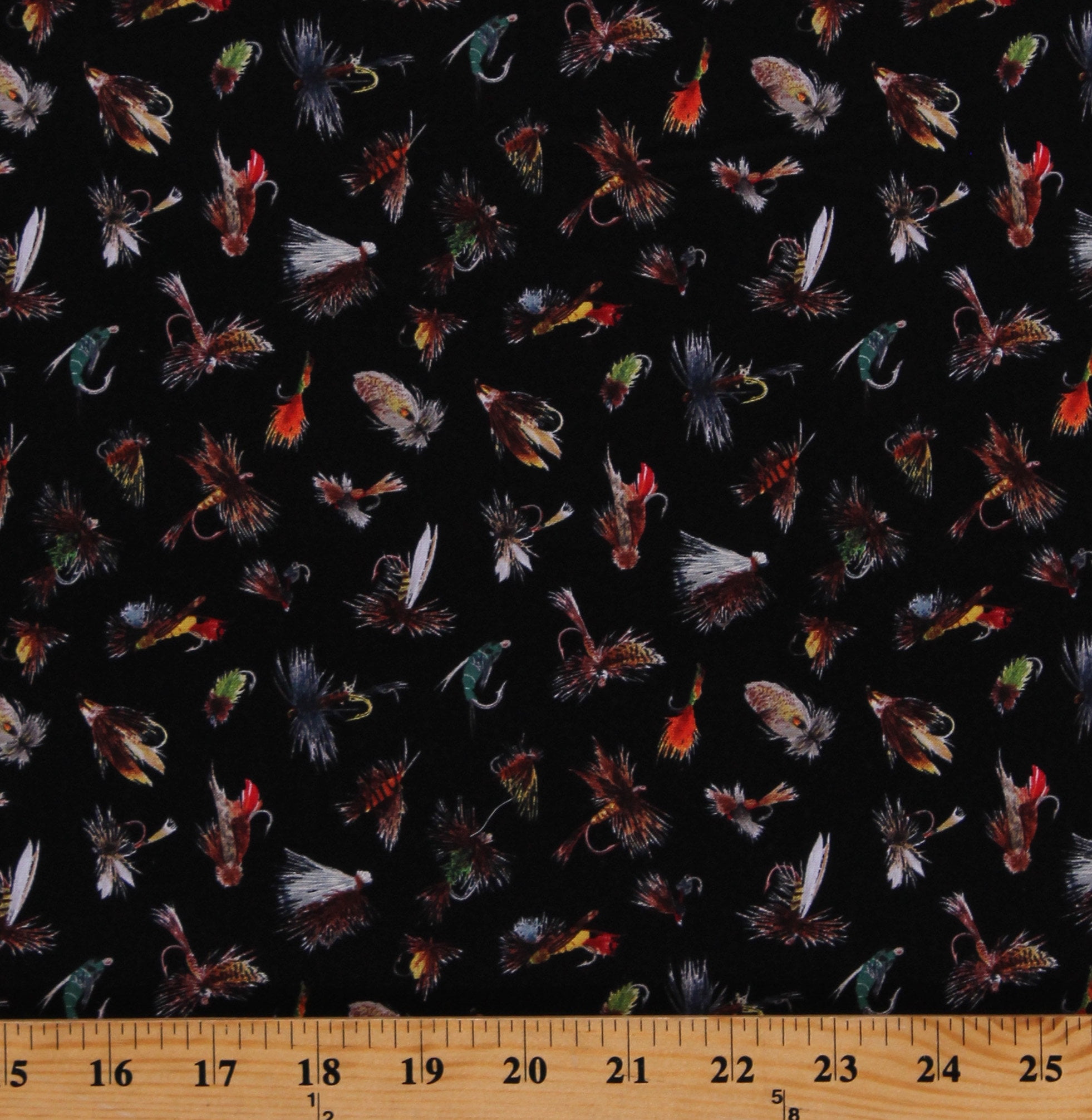 Cotton Fishing Lures Fishing Gear Tackle Bait Tight Lines Black Cotton ...