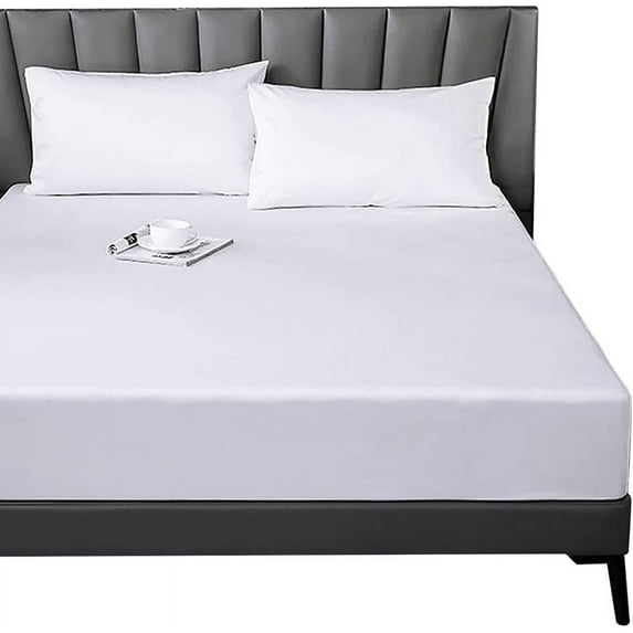 Cotton Fitted Sheet Full, 300 Thread Count Soft Breathable, 8-10" Deep ...