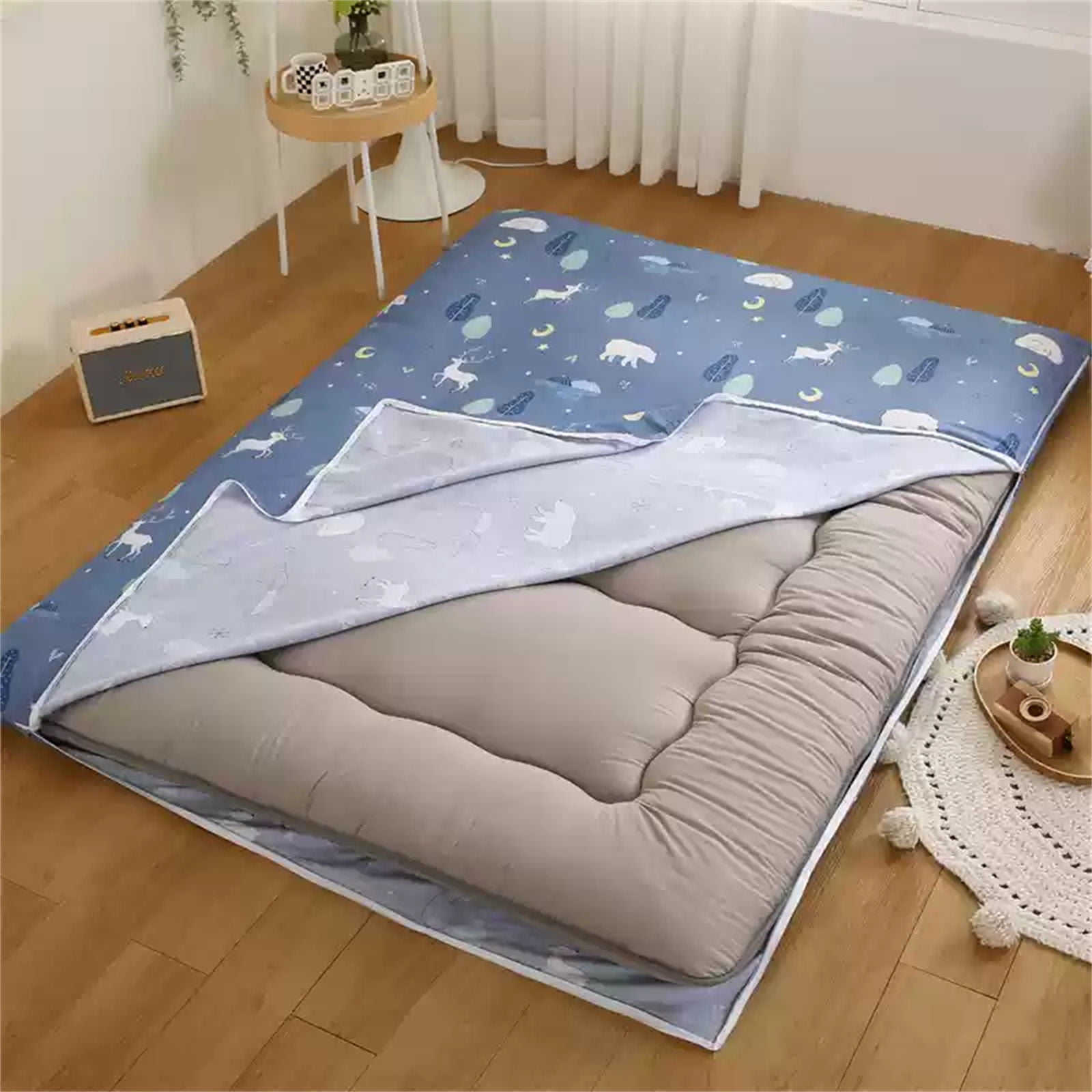Cotton Futon Cover Full Size Super Soft Tatami Mattress Protector ...