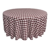 Cotton Gingham Checkered Round Tablecloth for Wedding/Bridal Shower ...