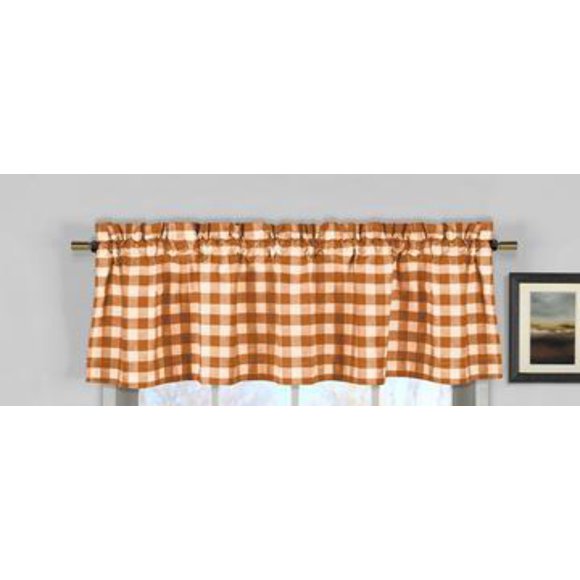 Burnt Orange Valances