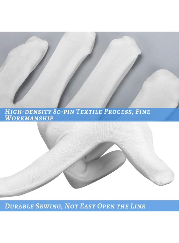 Cotton Gloves in First Aid | White - Walmart.com