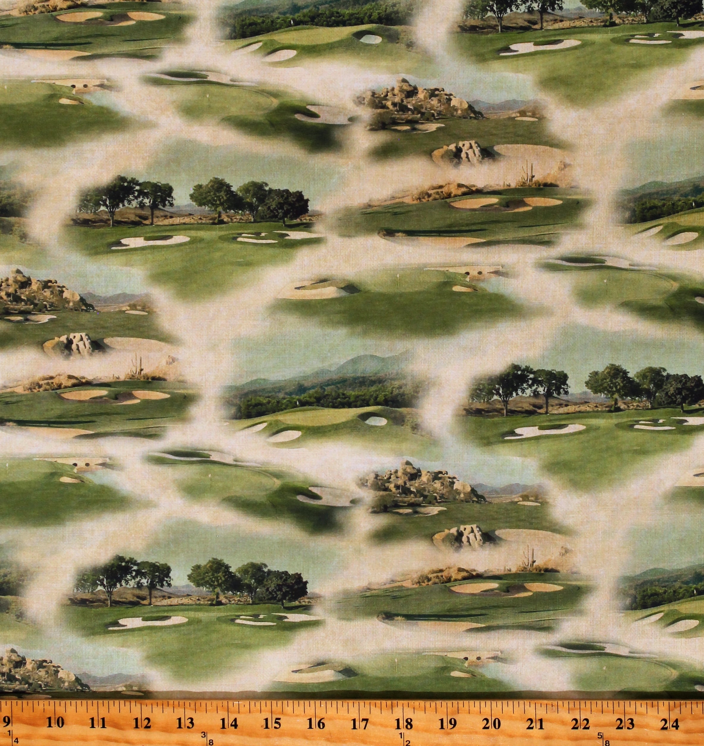 Cotton Golf Course Golfing Sports Activity Holes Fore Green Cotton ...