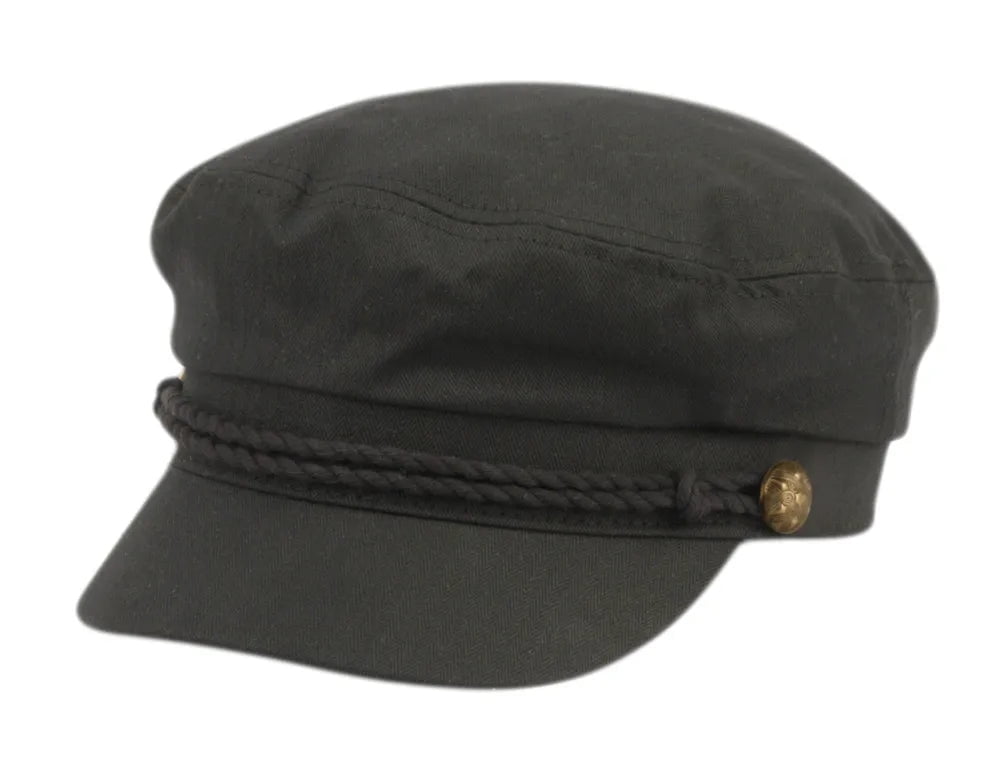Cotton Greek Fisherman Newsboy Flat Cap Fiddle Sailor Fashion Beret ...