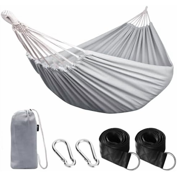 Cotton Hammock Portable Camping Hammocks for Hanging Sturdy Garden ...