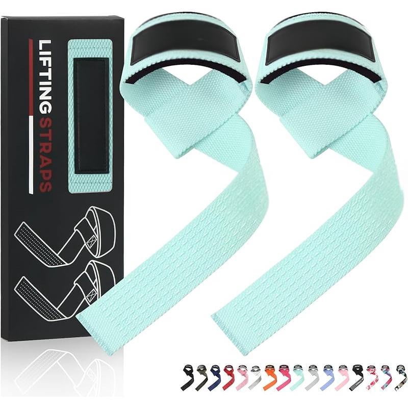 Cotton Hard Pull Wrist Lifting Straps Grips Band-Deadlift Straps with ...