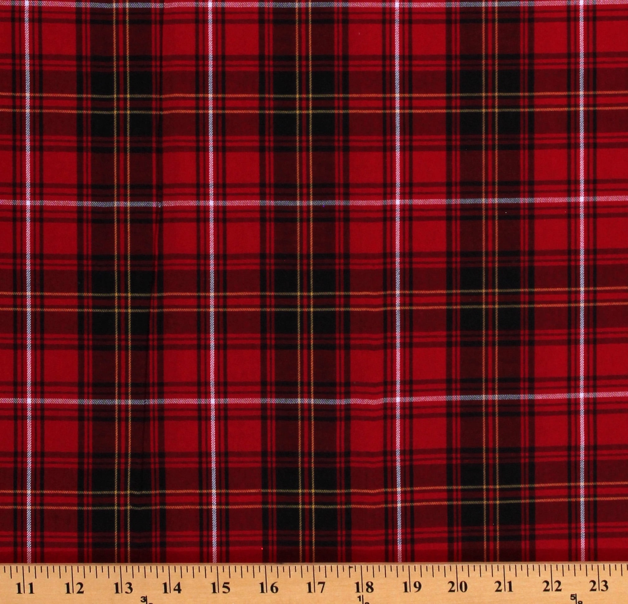 Cotton House of Wales Plaids Patterned Plaid Christmas Holiday Seasonal ...