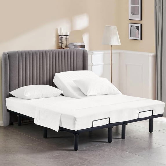 The Cotton Hub California King Size Top 28" Split Flex Head 4-Piece ...