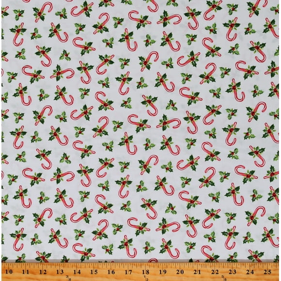 Candy Cane Fabric By The Yard