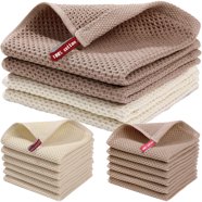 Smiry Super Absorbent 100% Cotton Waffle Weave Kitchen Dish Cloths ...