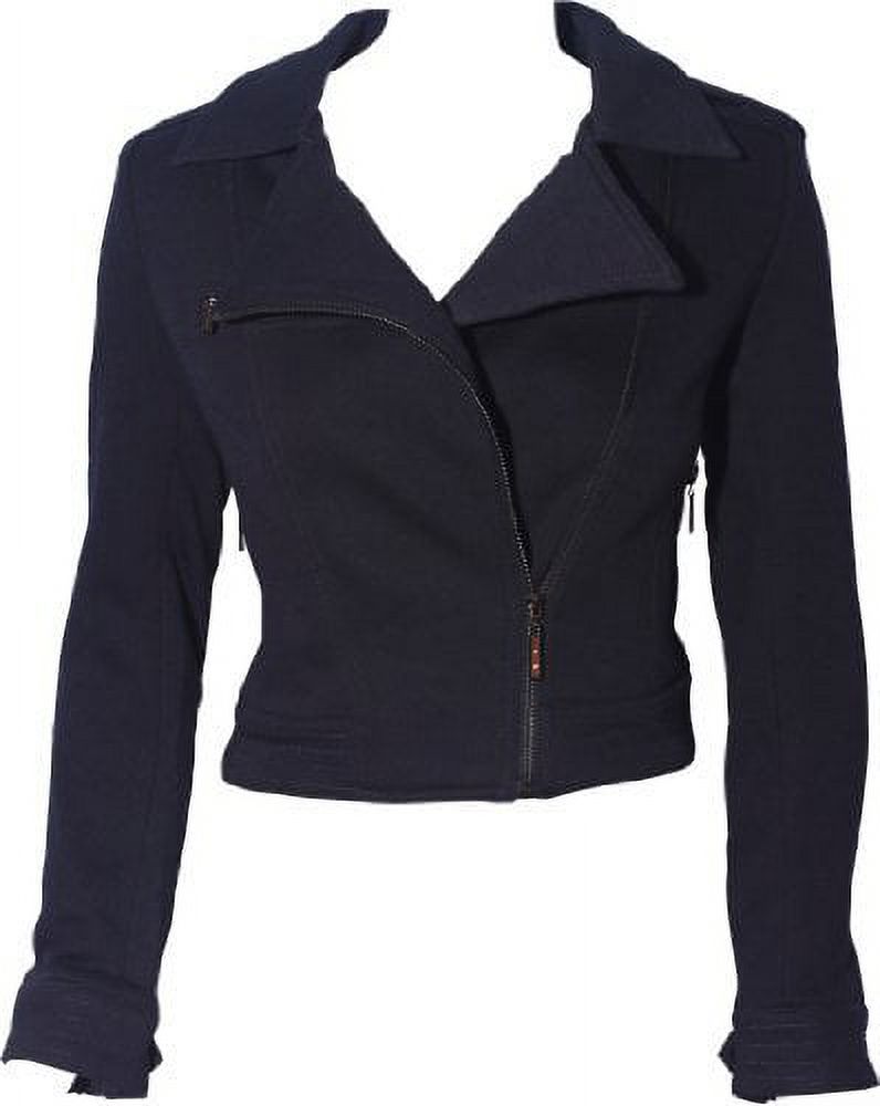 Cotton Knit Motorcycle Jacket - Walmart.com