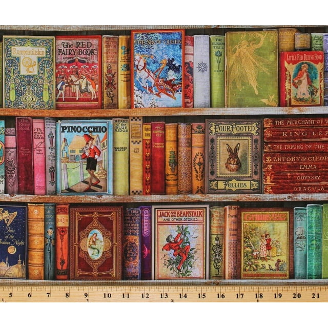 Cotton Library Books Classics Authentic Antique-look Book Covers ...