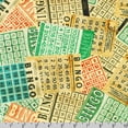 Cotton Library of Rarities Bingo Cards Sheets Game Night Antique Robert ...