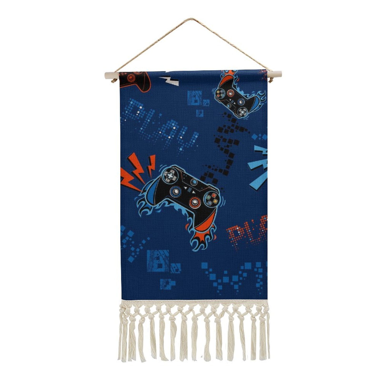 Cotton And Linen Fringe Hanging Picture 19.6×10in Thick And Comfortable ...
