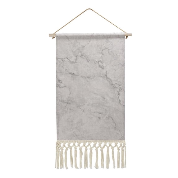 Cotton And Linen Fringe Hanging Picture 19.6×10in Thick And Comfortable ...