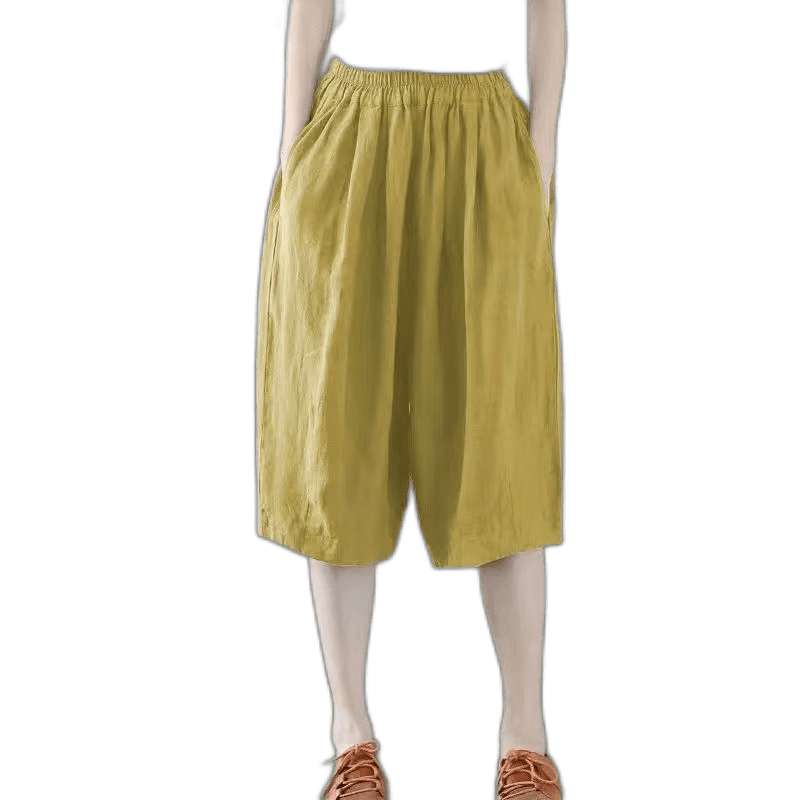Cotton Linen Pants Female Summer High Waist Leisure Leisure Wild