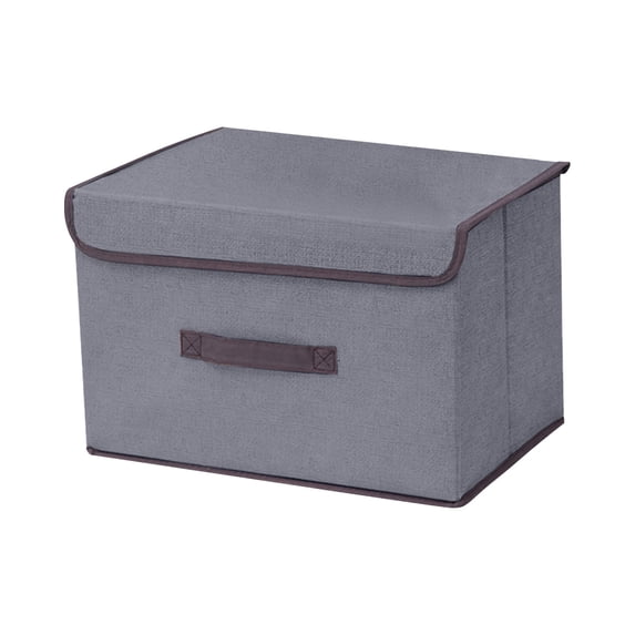 Cotton Linen Storage Boxes for Clothes and Organizing - Collapsible ...