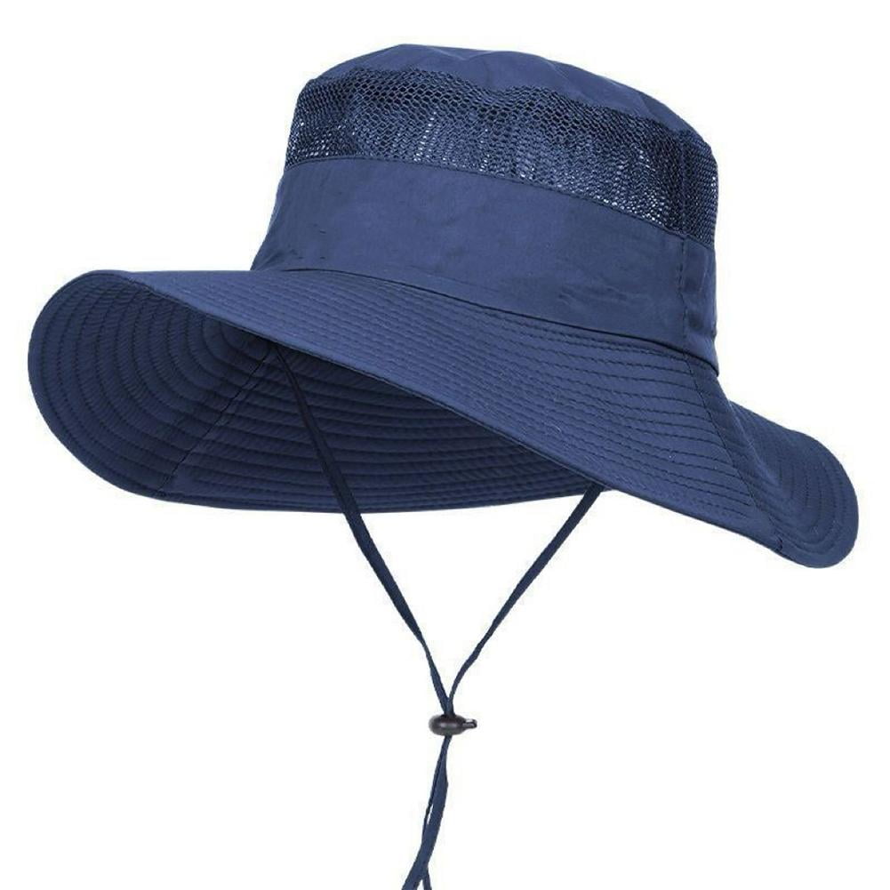 Cotton Linen Sun Hat with UPF50+ Protection, Adjustable Chin Strap, and ...