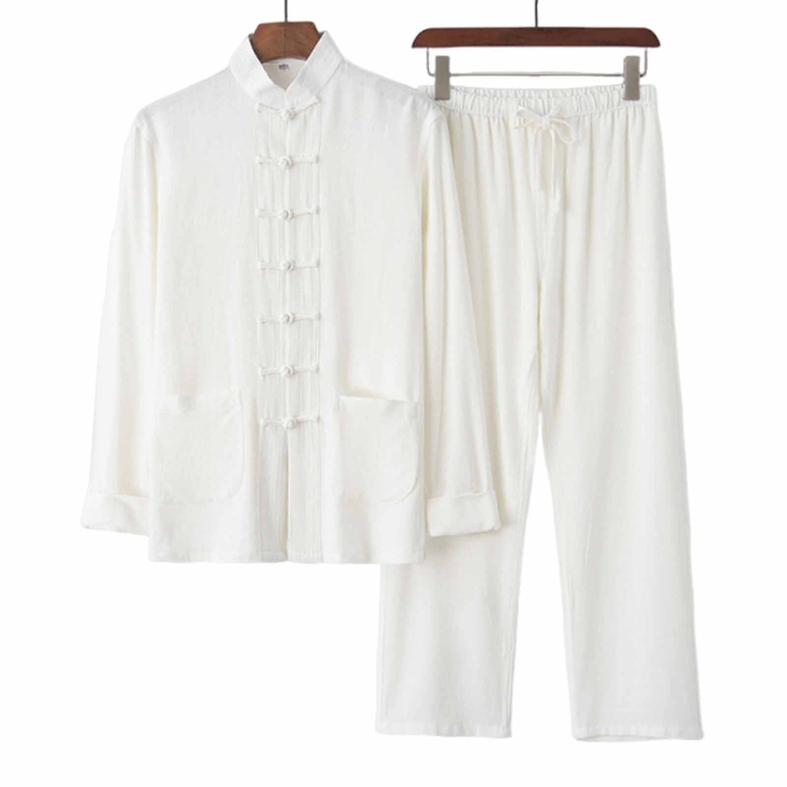 Cotton Linen Tang Suit Tang Suit Unisex Chinese Traditional Clothing ...