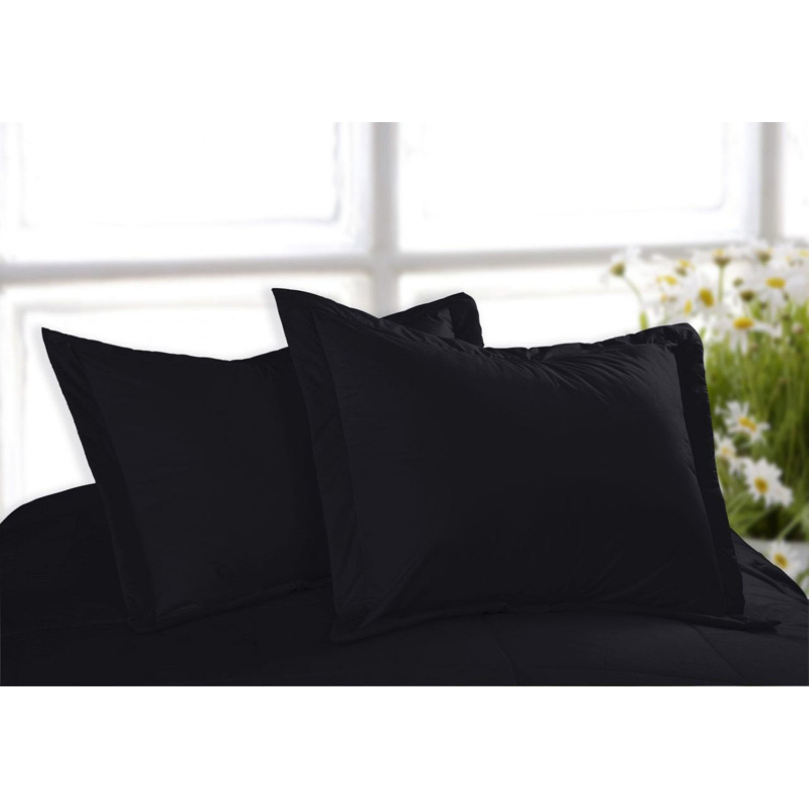 Cotton Loft Colors Sham - King - Black - Walmart.com