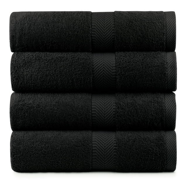 Cotton Loop Terry Bath Towel Plush Soft Absorbent Terry Towel for Bath ...
