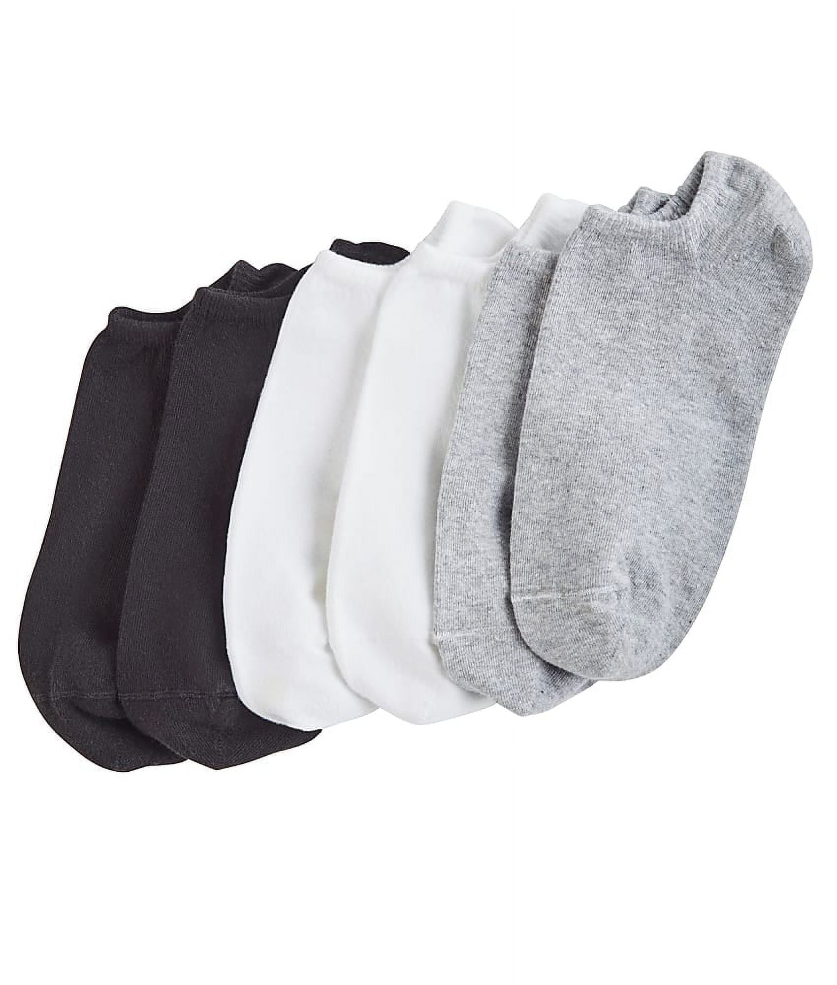 Cotton Low-Cut Socks 6-Pack - Walmart.com
