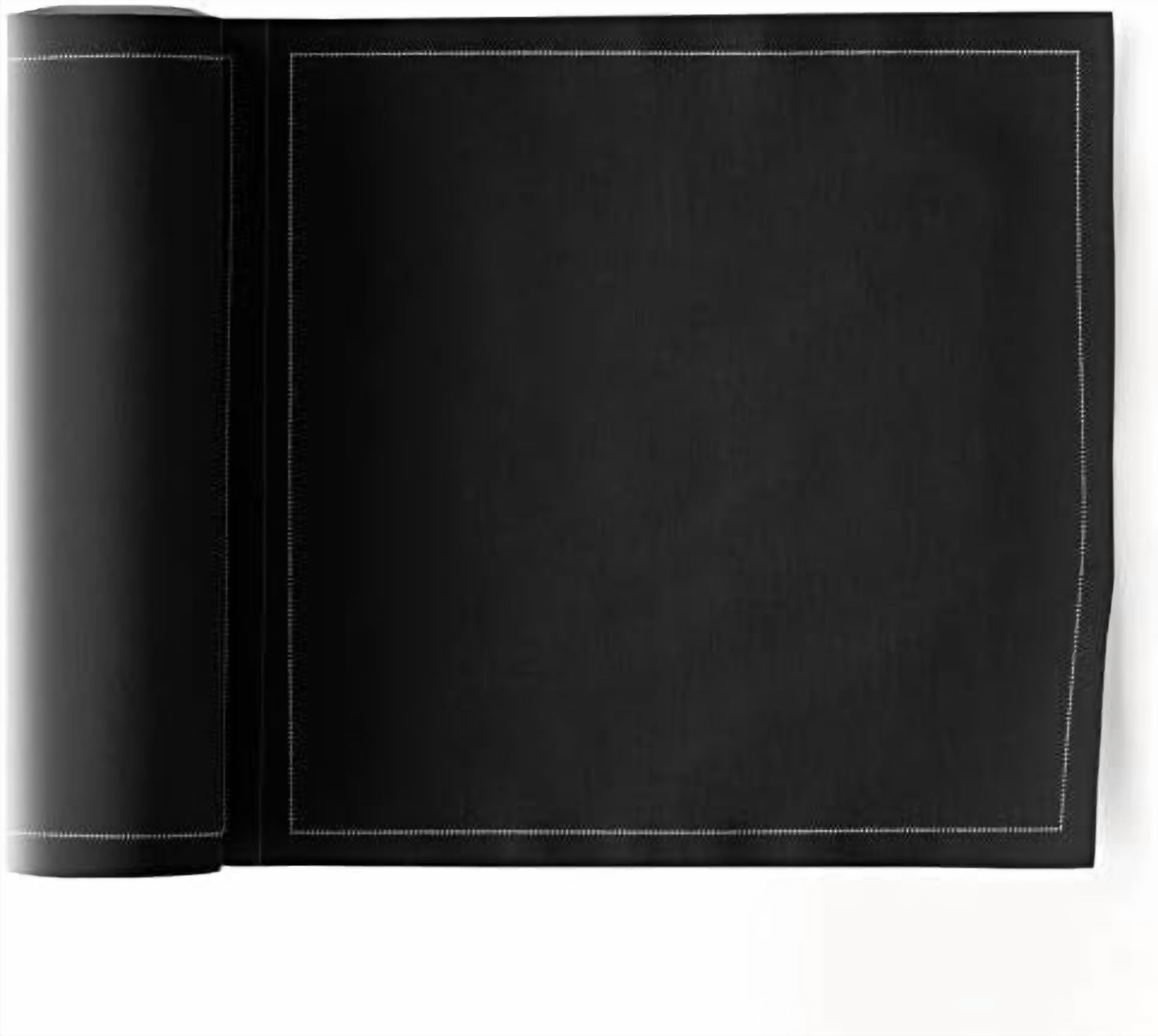 Cotton Luncheon Napkin - 2 Rolls of 25 Napkins per roll - Black$$Home ...