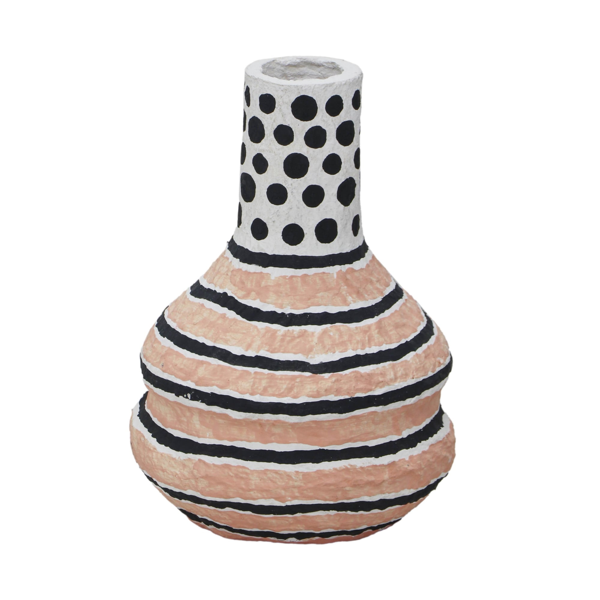 Cotton Mache Vase in Modernist Print - Walmart.com