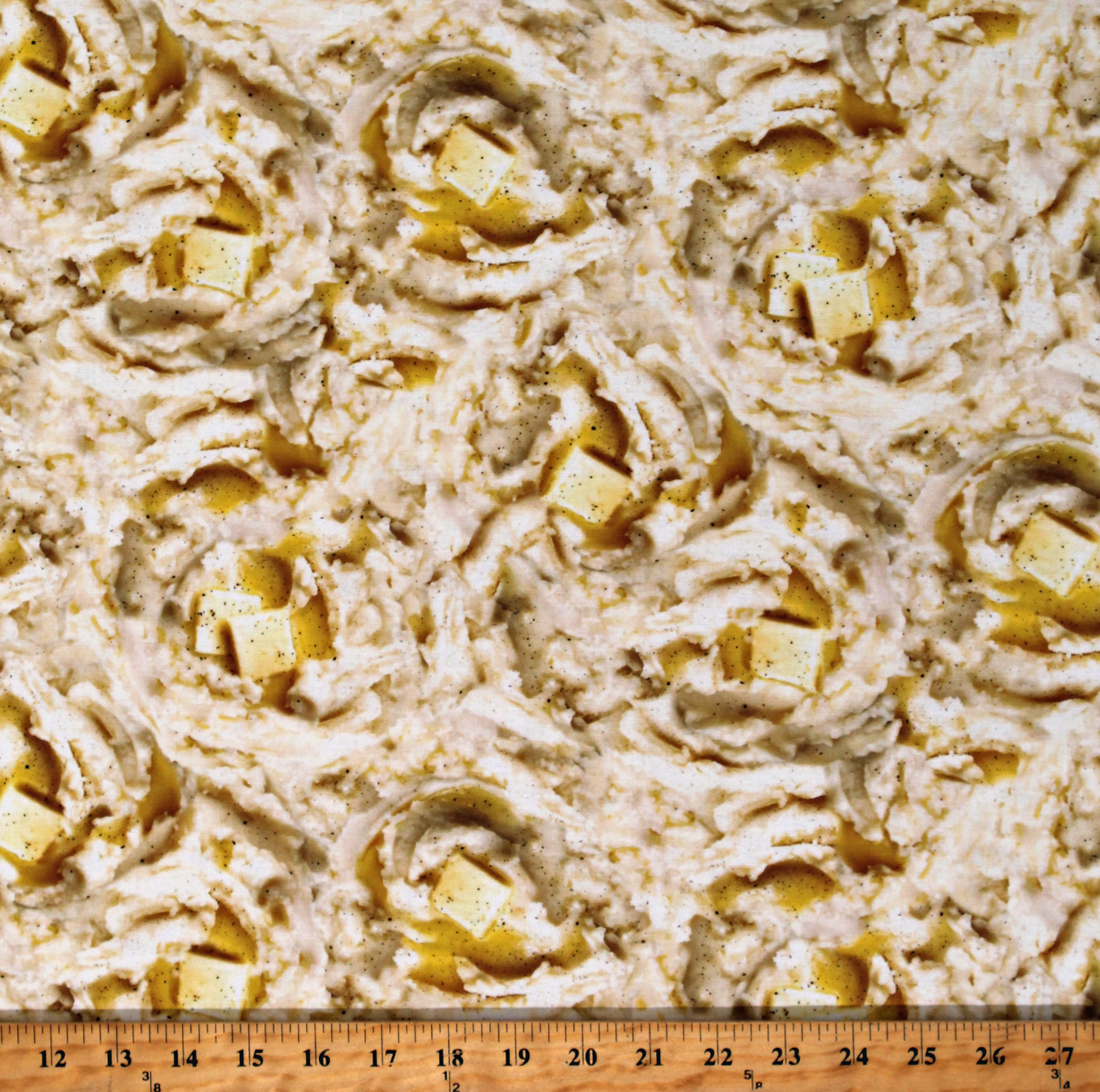 Cotton Mashed Potatoes Butter Pepper Food Dinner Meal Feast Mode Cotton ...