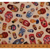 Cotton Matryoshka Stacking Dolls Russian Dolls Toys Delicate Traditions ...