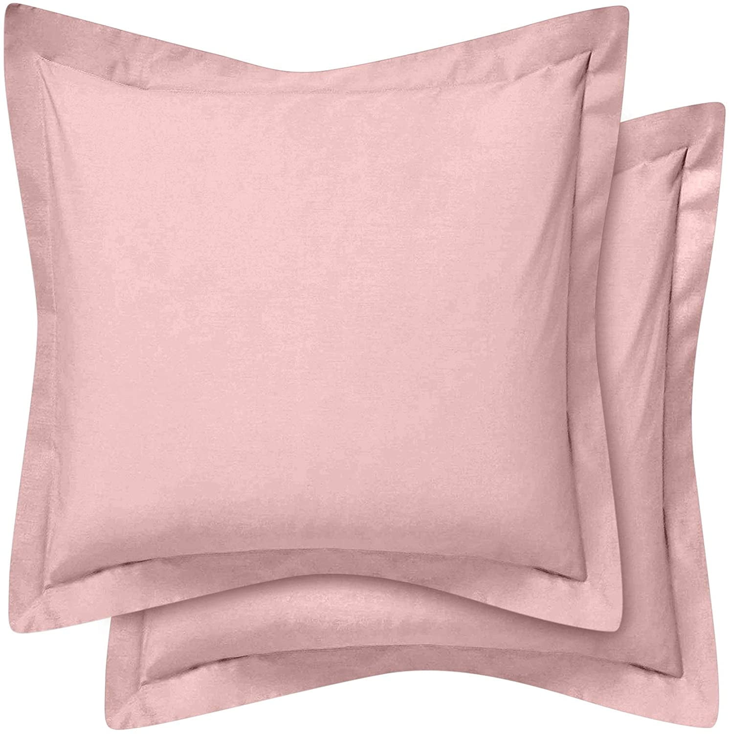 Cotton Metrics Heavy Quality European Square Pillow Shams 800TC 100% Organic Cotton Euro Pillow ...