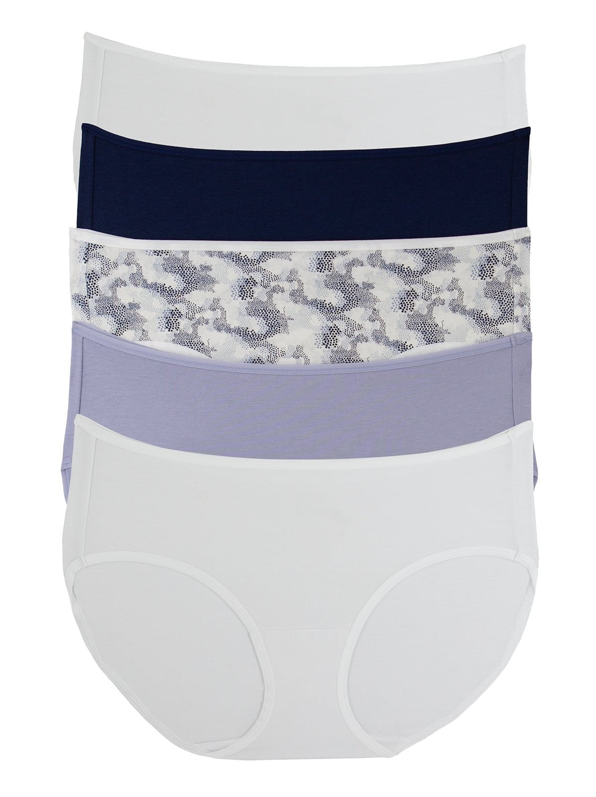Cotton Modal Full Coverage Hipster 5-Pack - Walmart.com