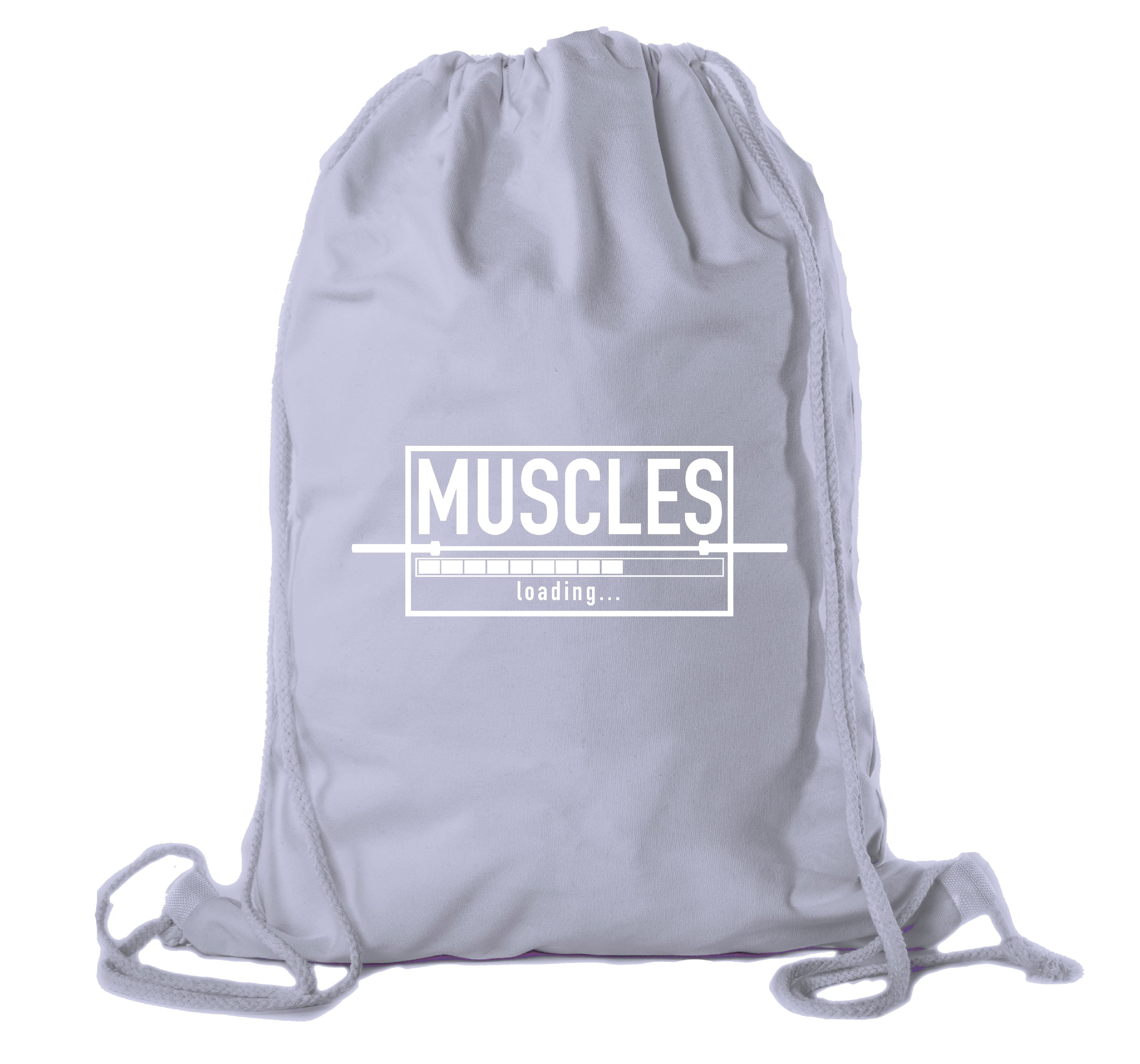 Cotton Motivational Gym Quote Bag, Gym Backpack with Inspirational Gym ...
