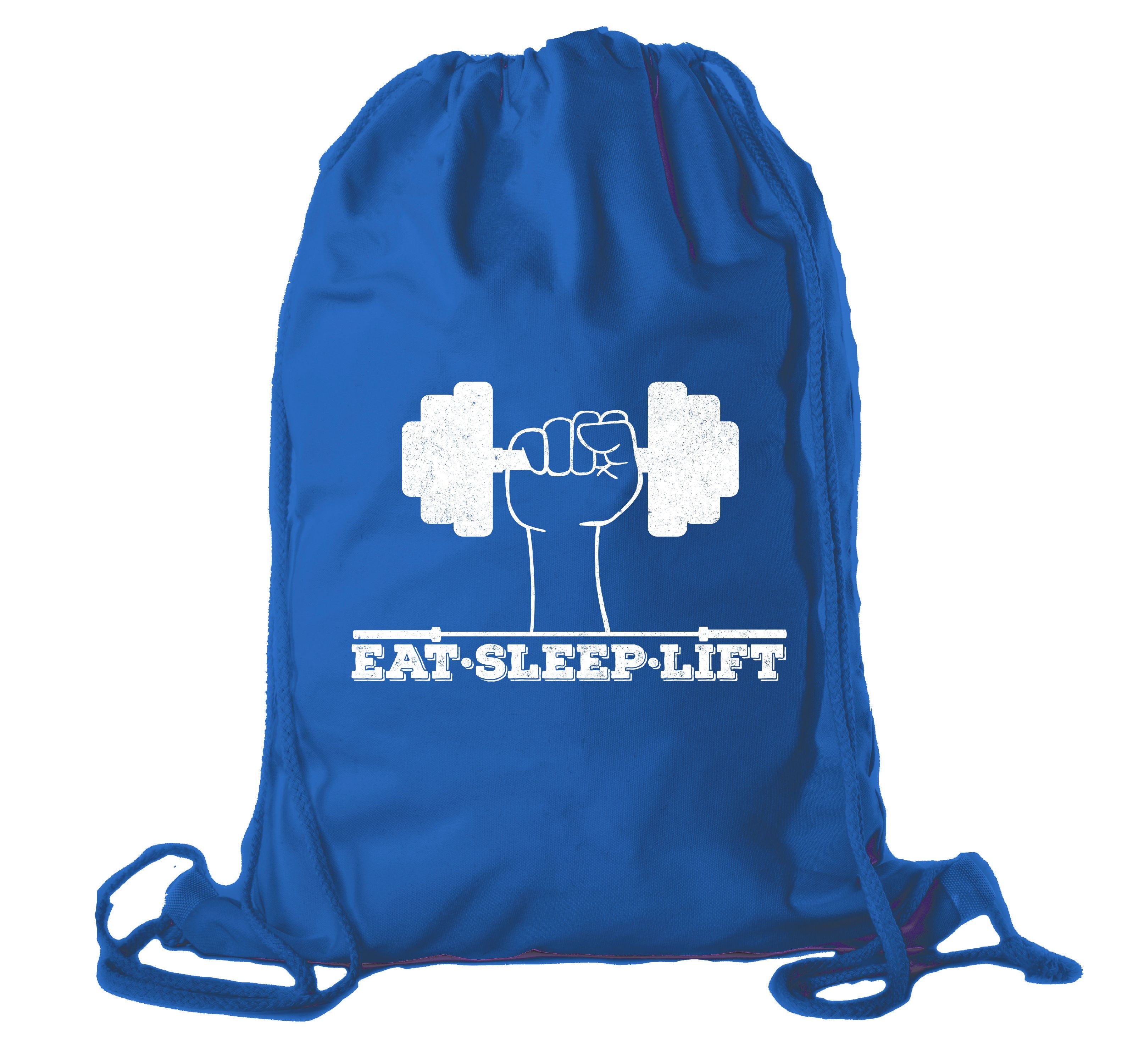 Cotton Motivational Gym Quote Bag, Gym Backpack with Inspirational Gym ...