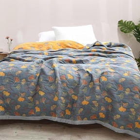VHC Brands Woven Plaid Modern Farmhouse Coverlet, Wheat, King 97x110 ...
