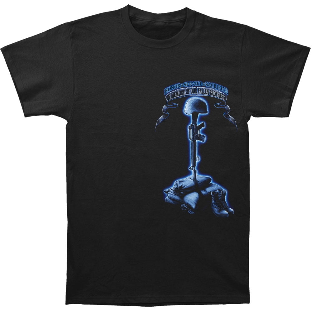 Cotton Never Forget Fallen Soldier T-Shirt - Walmart.com