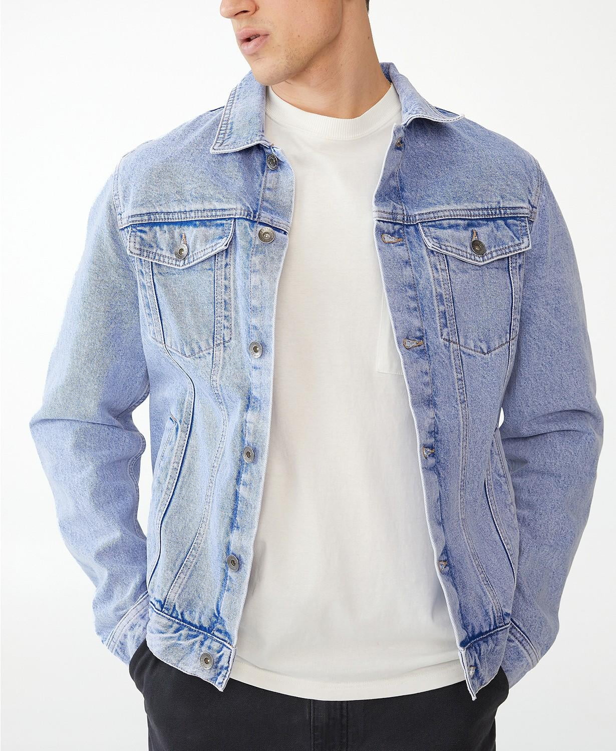 Cotton On Mens Mens Rodeo Jacket, Blue, Size XX-Large - Walmart.com