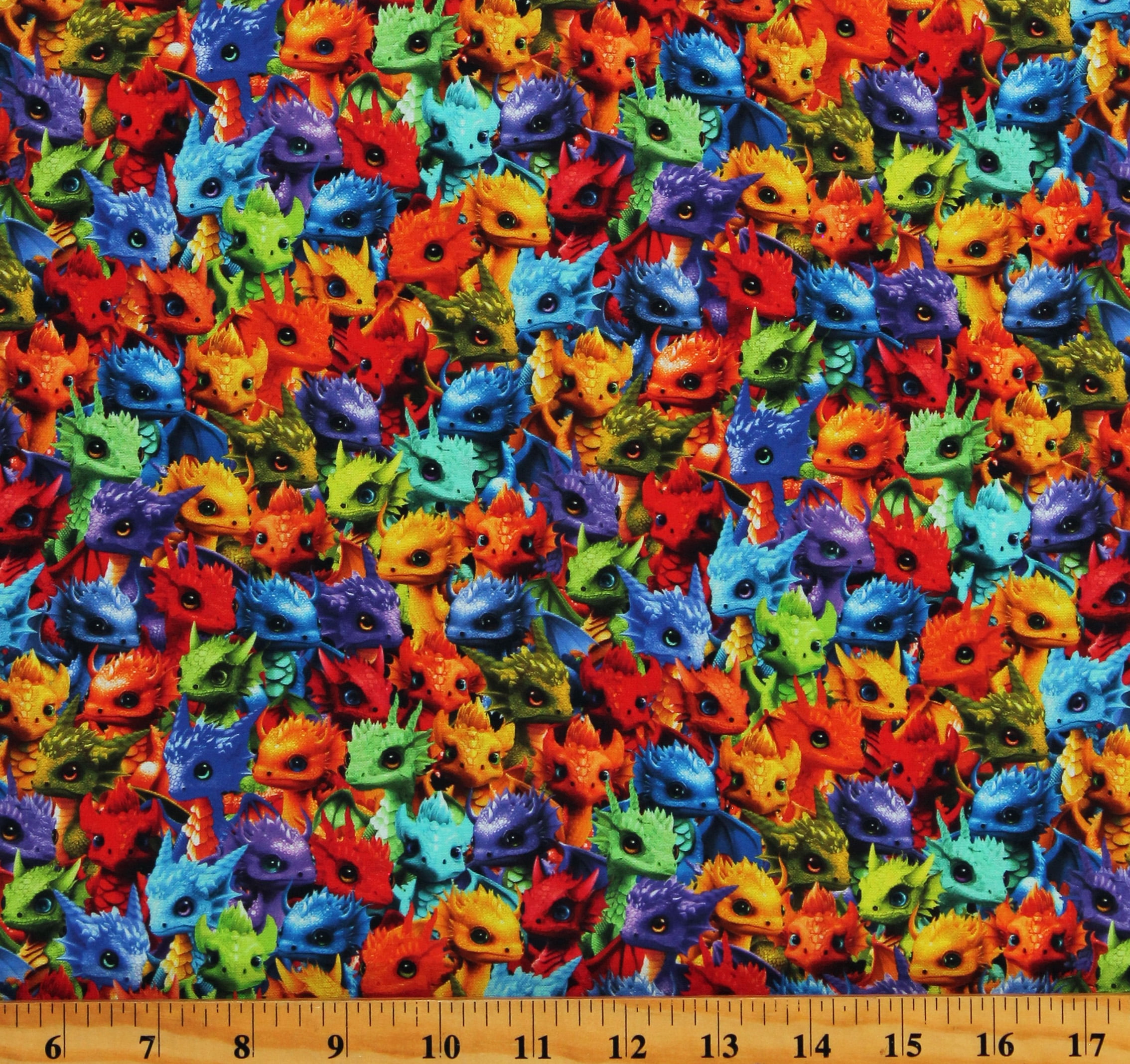 Cotton Packed Baby Babies Dragons Creatures Animals Fantasy Fictional ...
