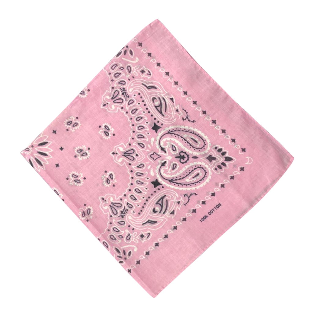Cotton Paisley Print Handkerchief - Retro Pocket Square for Men Women ...
