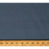 Cotton Pin Dots Polka Dots Tiny White Dots on Gray Grey Cotton Fabric ...
