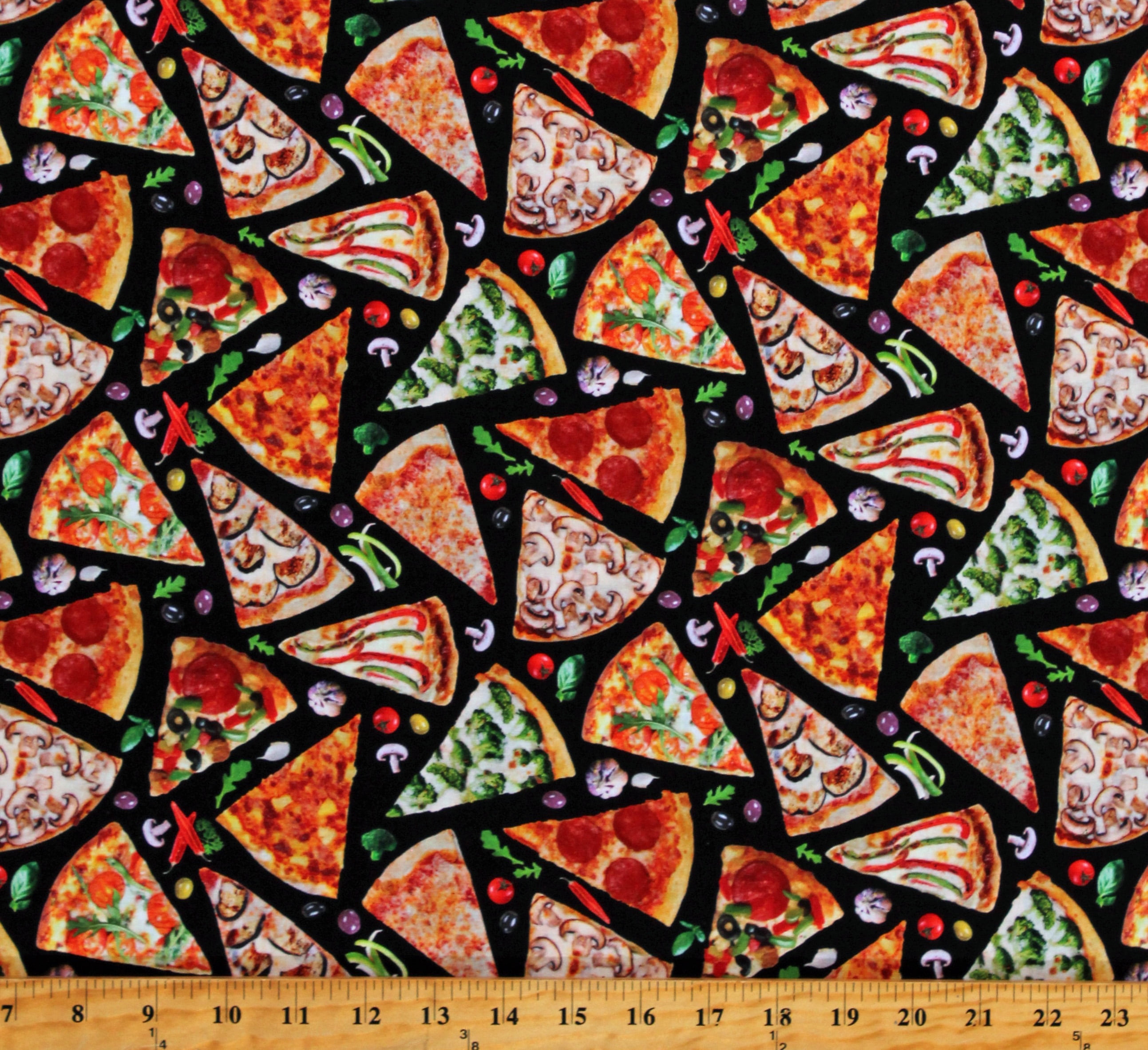 Cotton Pizza Slices Pizza Toppings Food Kitchen Picnic Favorite Foods ...