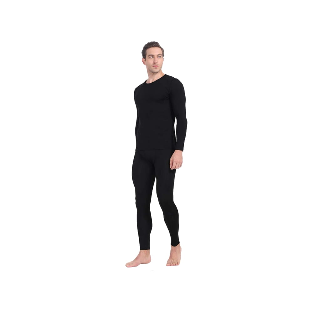 Cotton Plus Men's Thermal Base Layer Long Johns Cotton Blend Top And ...
