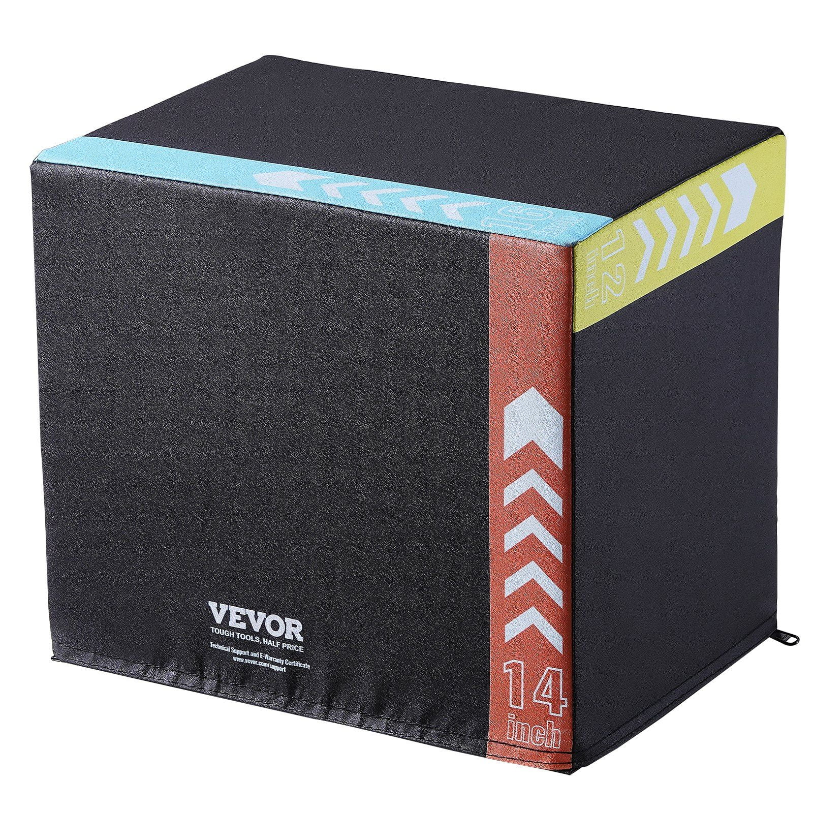 Cotton Plyometric Jump Box 16/14/12 Inch, 3 in 1 Anti-Slip Plyo Box for ...