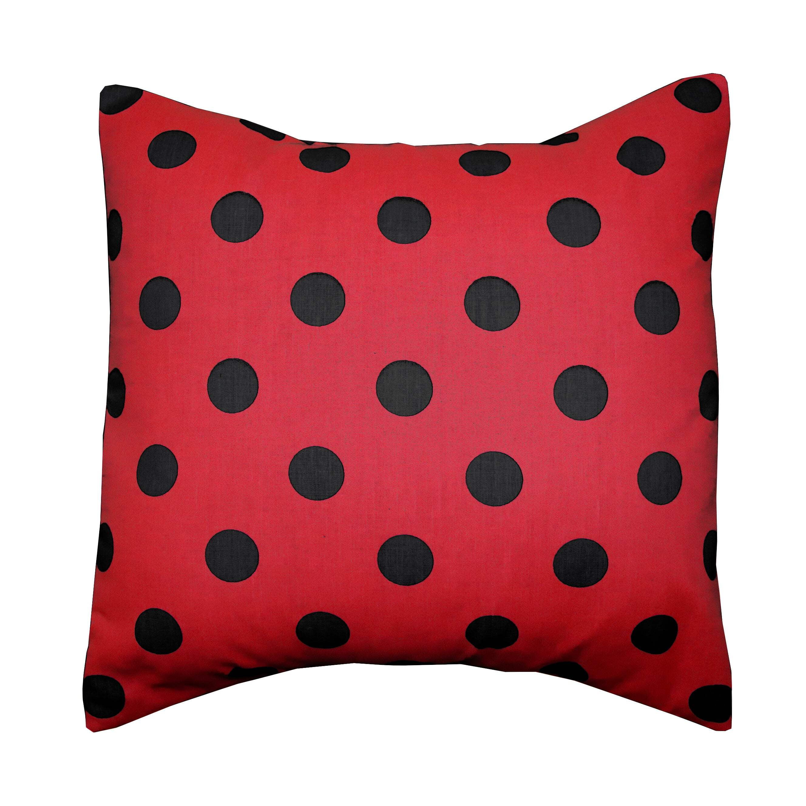 Polka Dot Throw Pillow