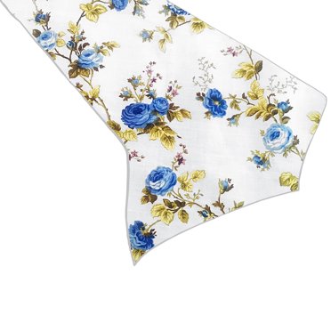 Flower Bow Embroidered Lace Vintage Vintage Design Table Runner ...